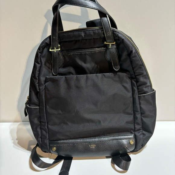 Tutilo | Bags | Tutilo New York Black Nylon Backpack | Poshmark
